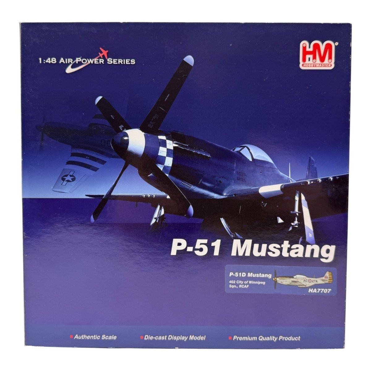 Hobby Master HA7707 1:48 P-51D Mustang, 402 City of Winnipeg Sqn, RCAF